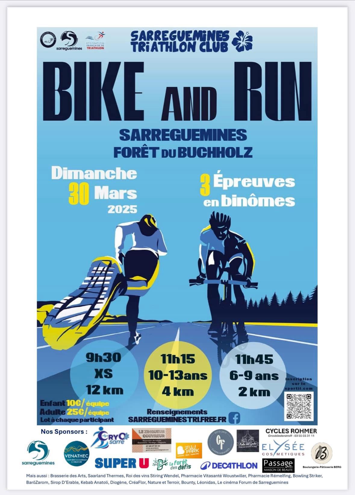 Run & Bike Forêt du Buchholz – SARREGUEMINES (57) (30.03.2025)